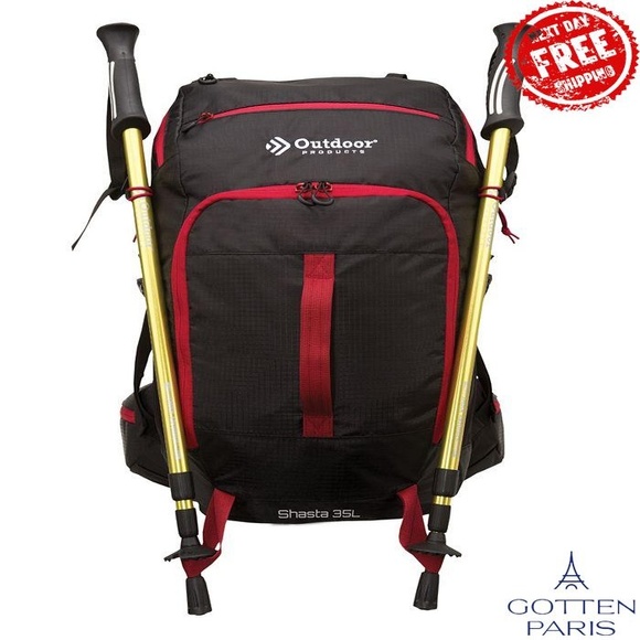 Outdoor Products | Bags | Outdoor Products Shasta Technical Frame Backpack Black Womens Bag ...